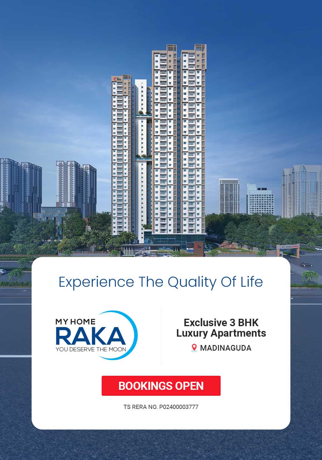 My Home Raka | 3 BHK Flats in Madinaguda | Luxury Apartments in Hyderabad